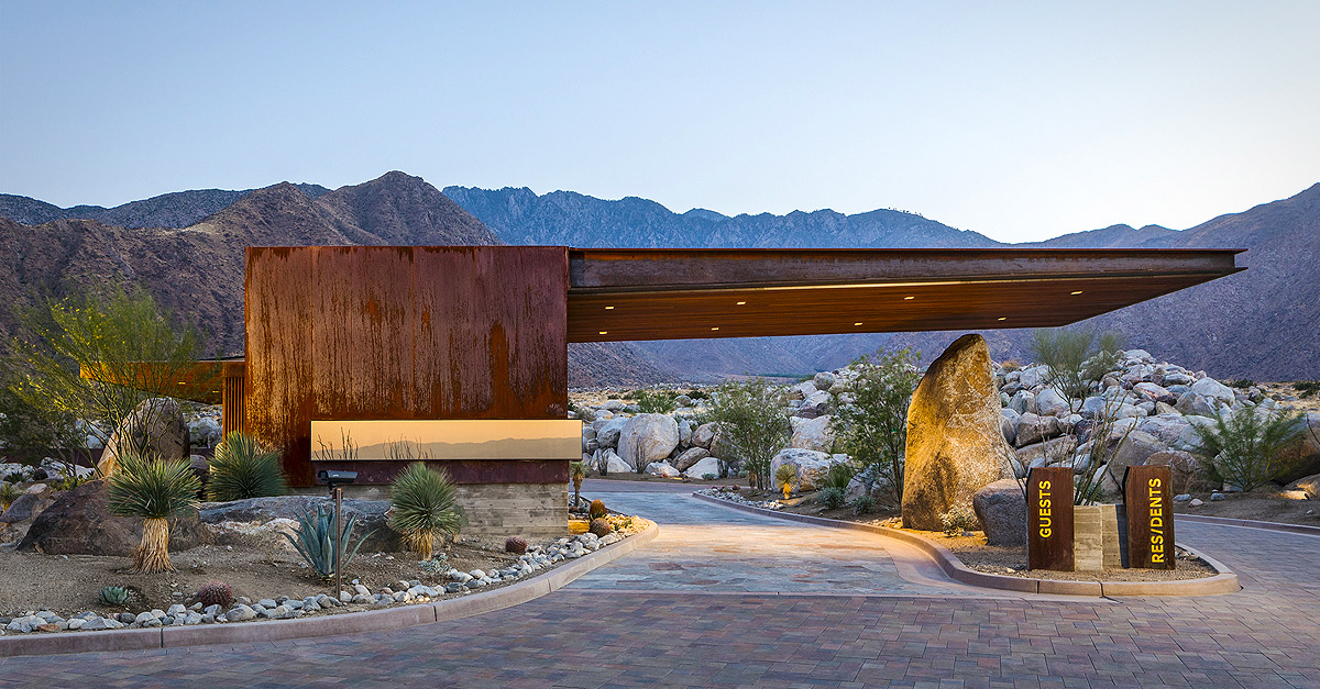 Studio AR&D Architects Desert Palisades Guardhouse - MANDESAGER