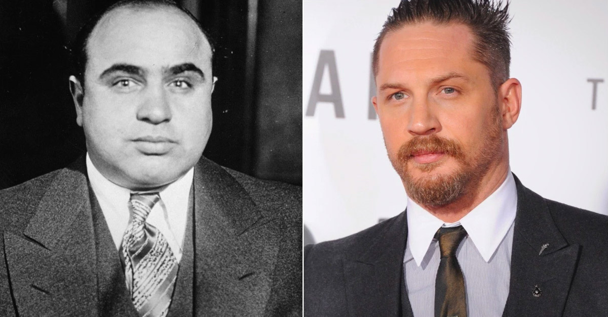 Tom Hardys nye Al Capone billede viser en vild forvandling