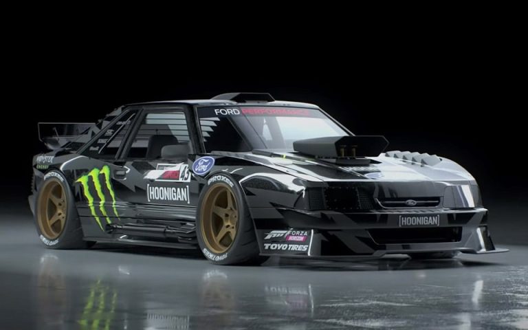 Ken Blocks nye Ford Mustang er designet af manden der stod bag Batmobilen