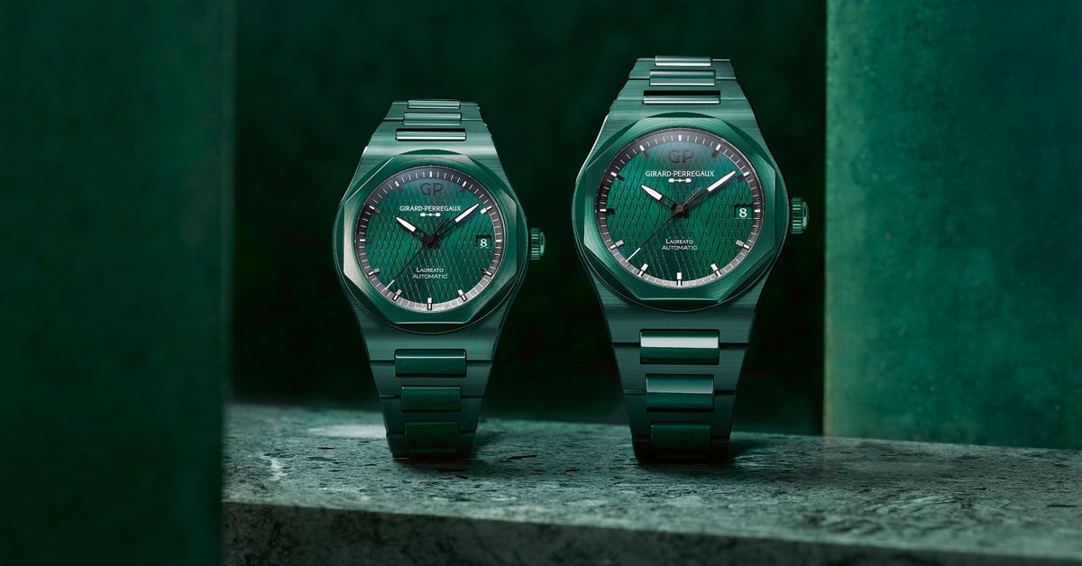Girard-Perregaux Laureato Green Ceramic Aston Martin Edition