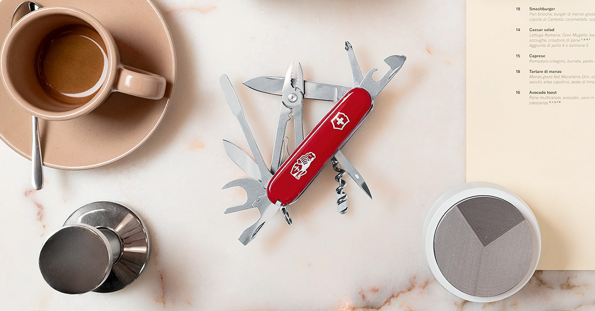 Victorinox har lavet en schweizerkniv til kaffe-nørder